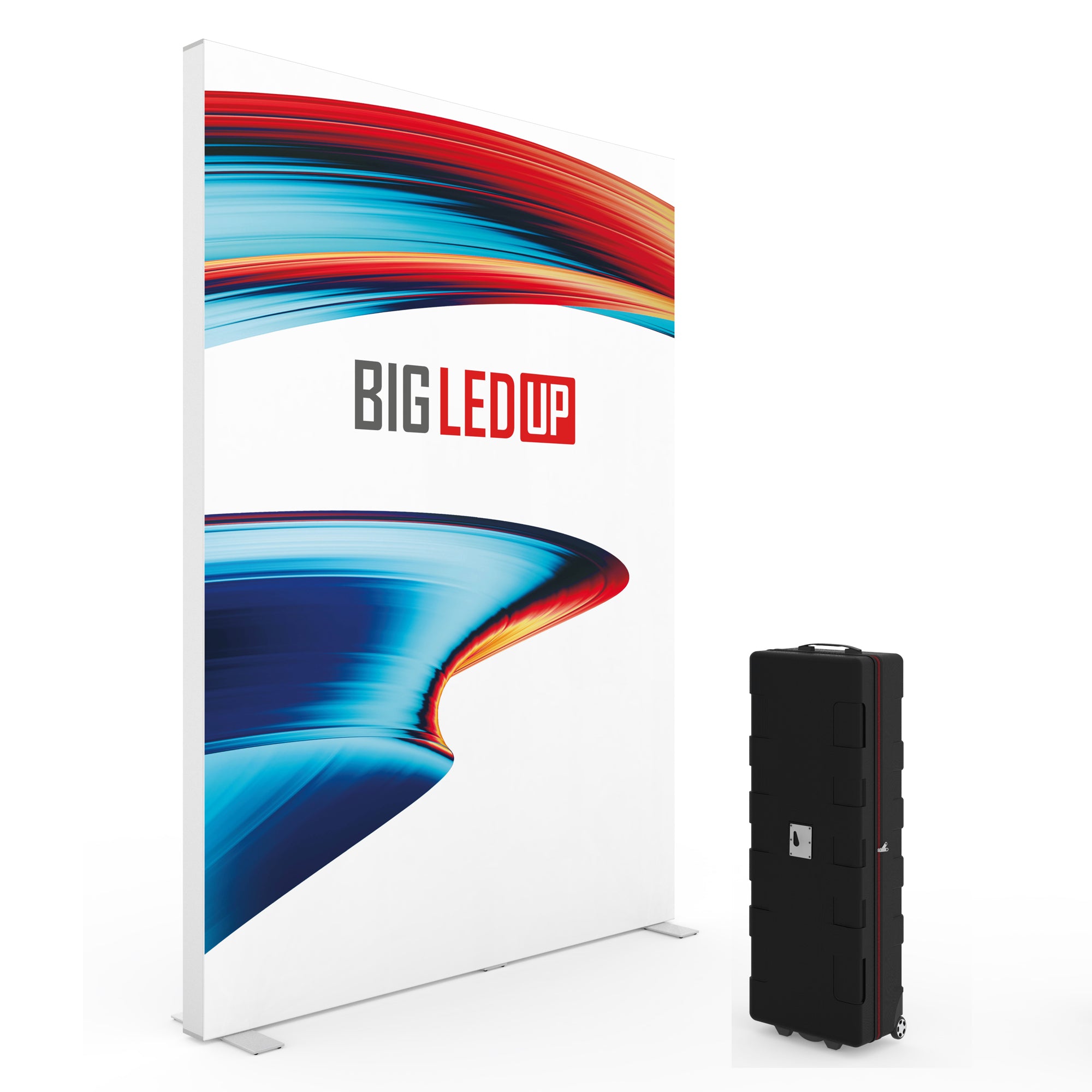 BIG LEDUP 2m (w) Freestanding Exhibition Lightbox | Modular Light Box – Display Wizard