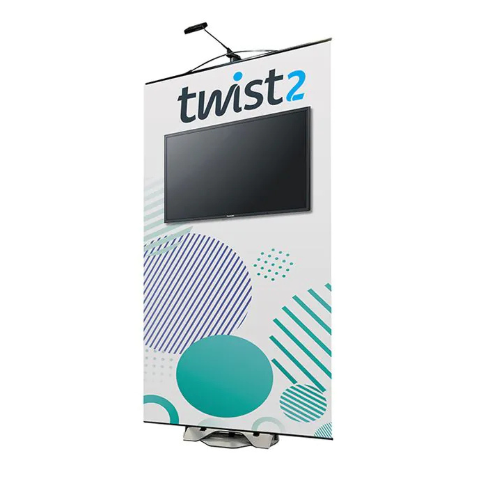Twist2 AV Stand | Modular Exhibition System with TV Mount – Display Wizard