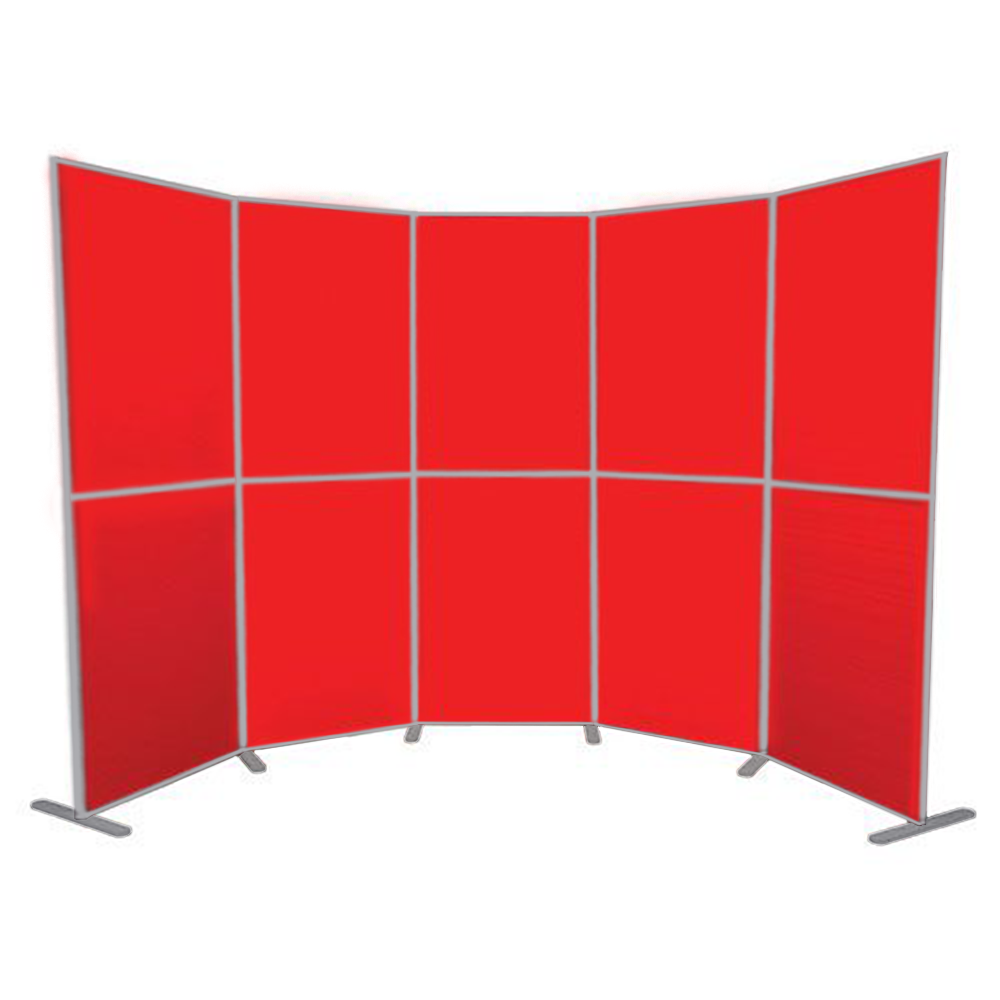10 Panel & Pole Kit | Portable Presentation Display Boards – Display Wizard