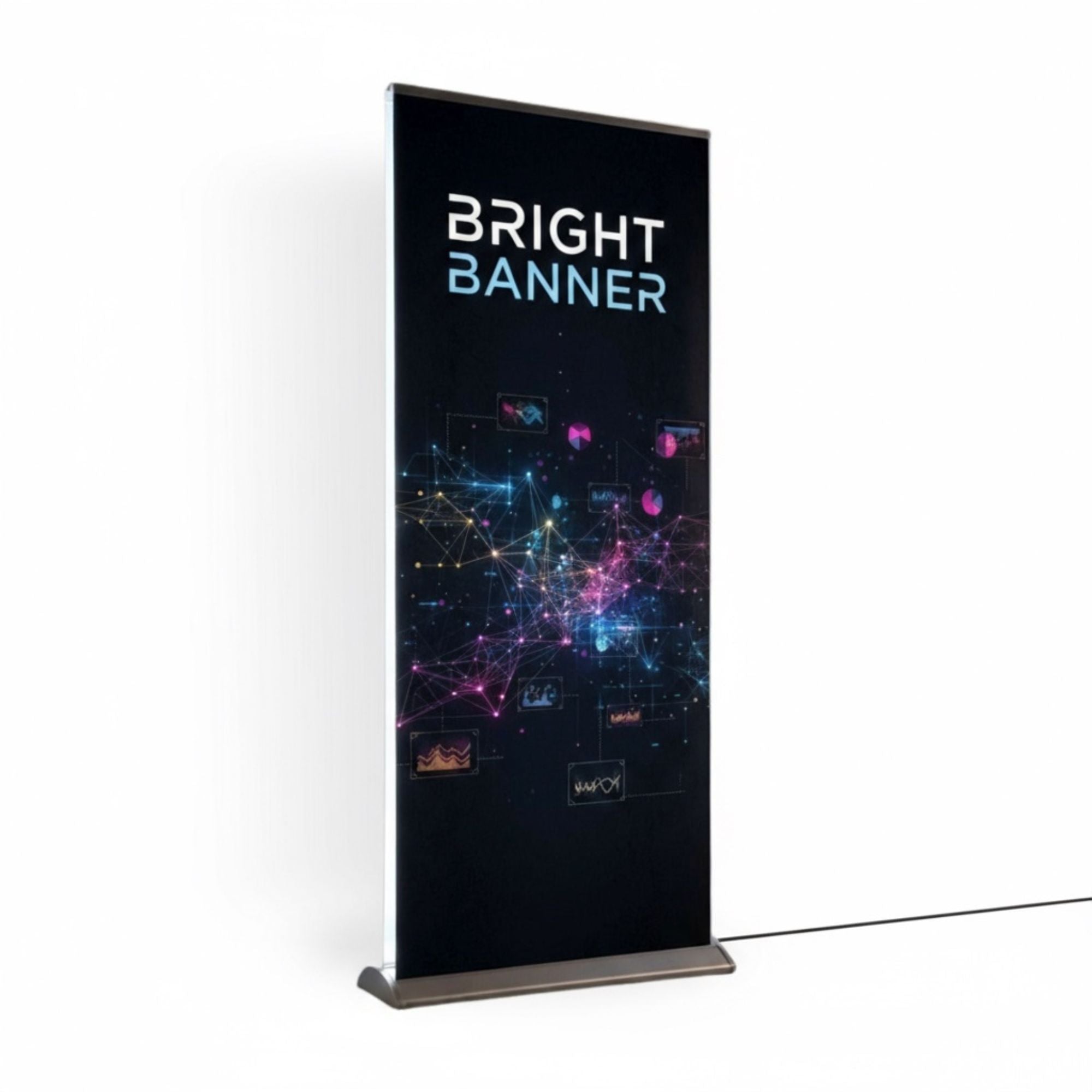 Bright Banner | LED Backlit Roller Banner – Display Wizard