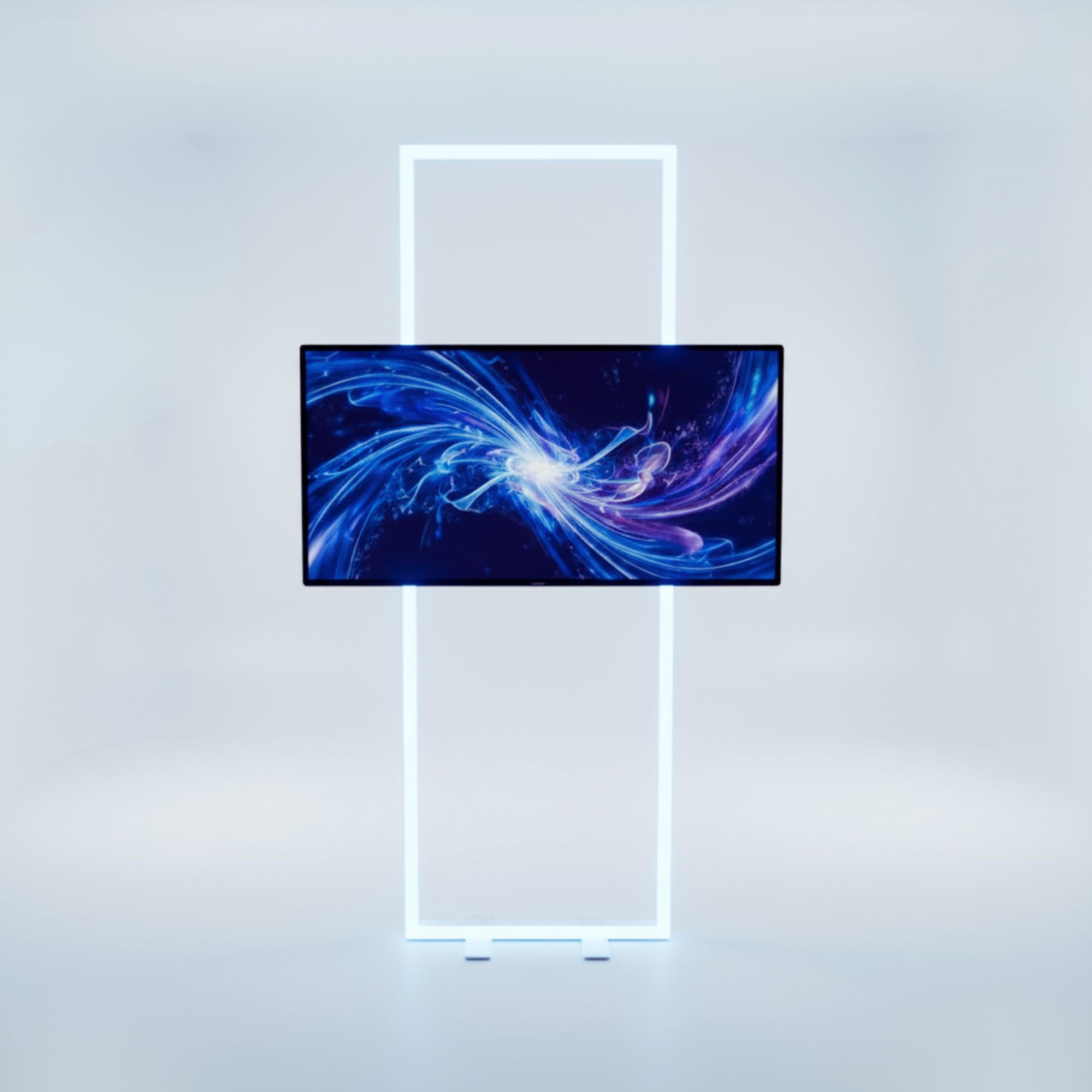 LINEUP Stele | TV Stand Bundle | Illuminated RGB Frame – Display Wizard