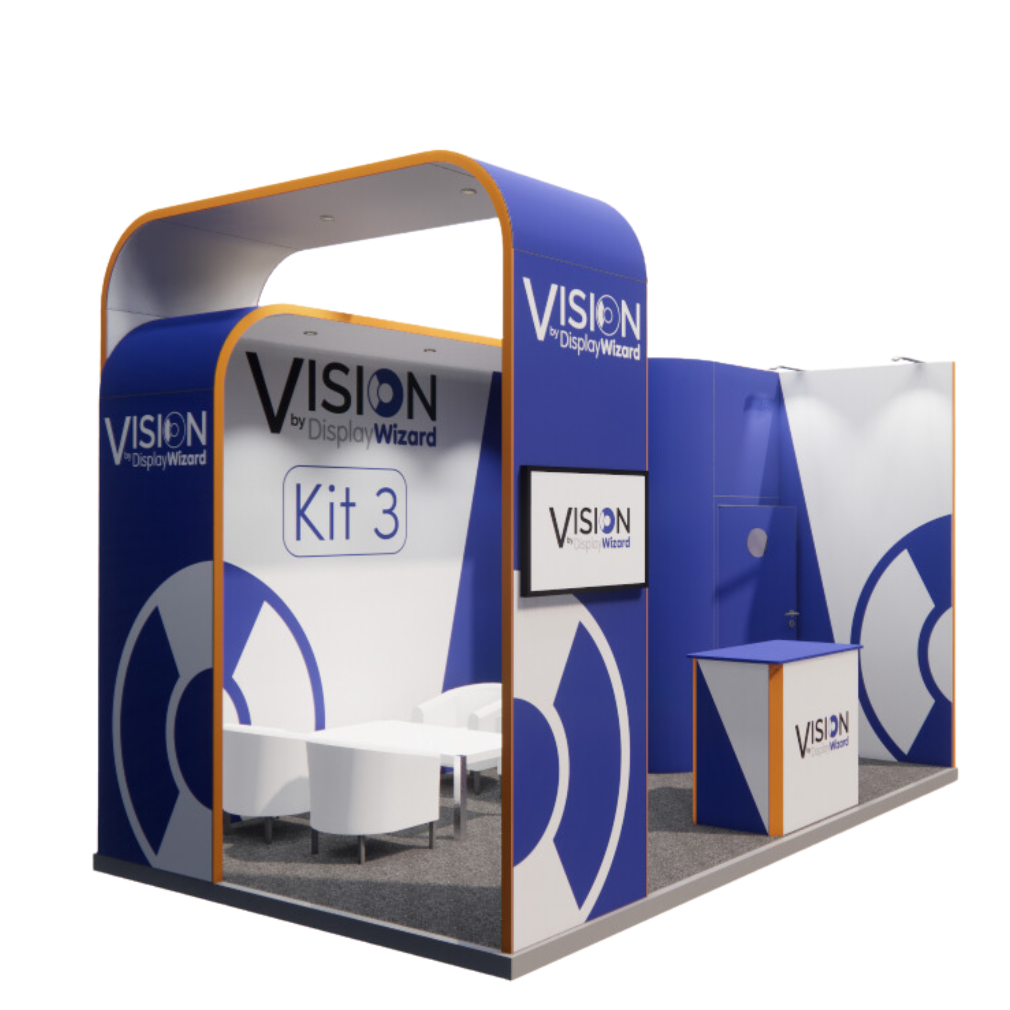 Vision Exhibition System Kit 3 - To Hire – Display Wizard