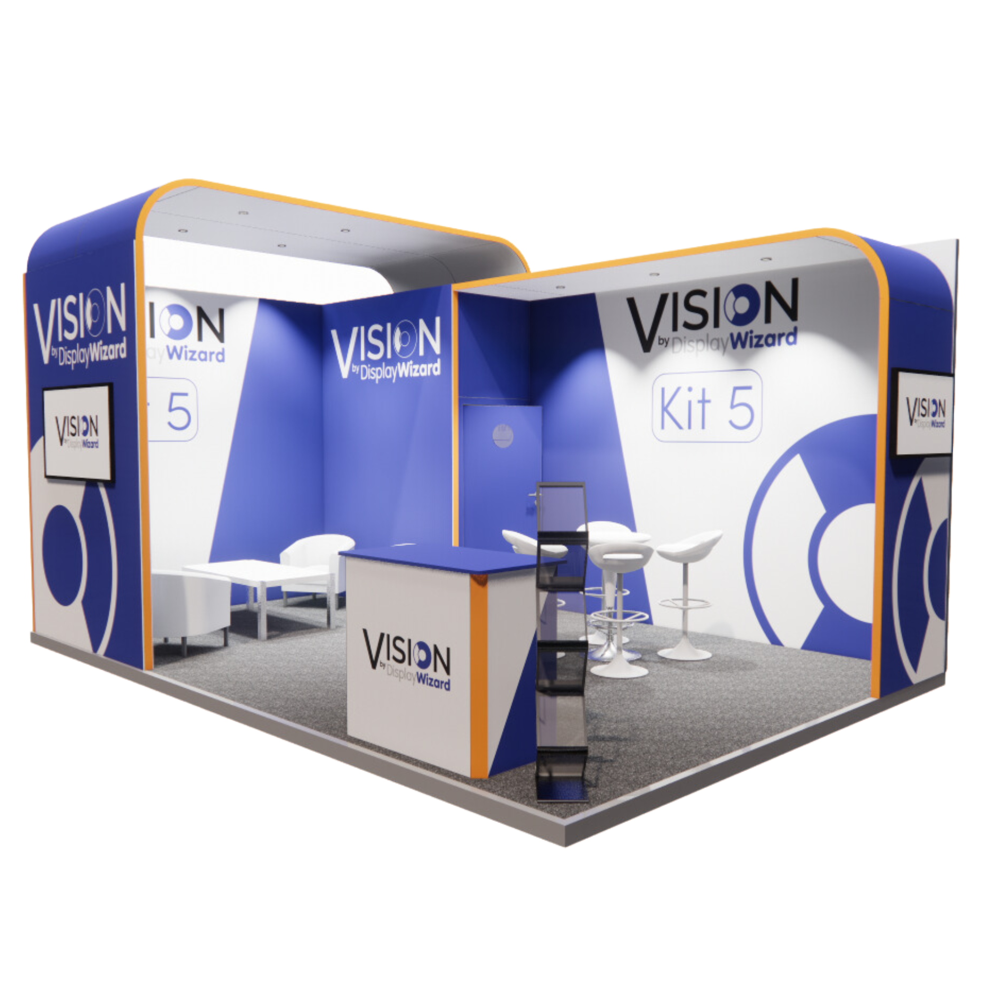 Vision Exhibition System Kit 5 - To Hire – Display Wizard