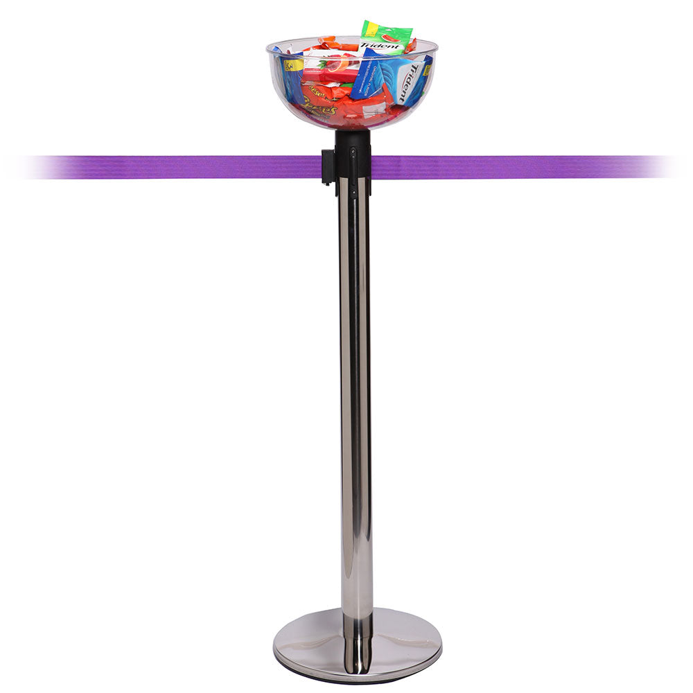 Queue Barrier Display Bowl | Retail Displays for Queue Barriers ...