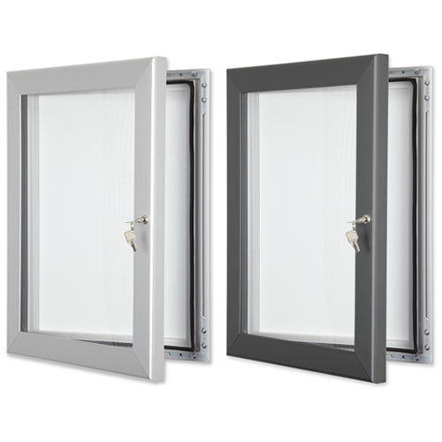 Key Lock Magnetic Noticeboard | Lockable Noticeboard – Display Wizard