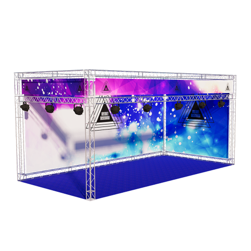 8m x 4m Gantry Exhibition Stand To Hire - Custom-Branded – Display Wizard